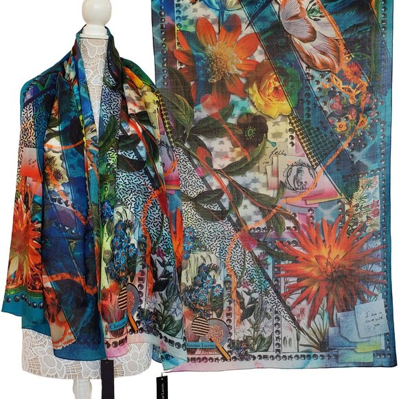 Christian Lacroix | Accessories | Christian Lacroix Scarf Wool Love ...